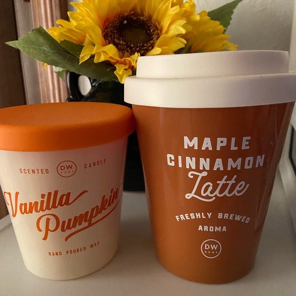 DW Home | Accents | 2 Dw Home Fall Candles Vanilla Pumpkin And 1 Maple ...
